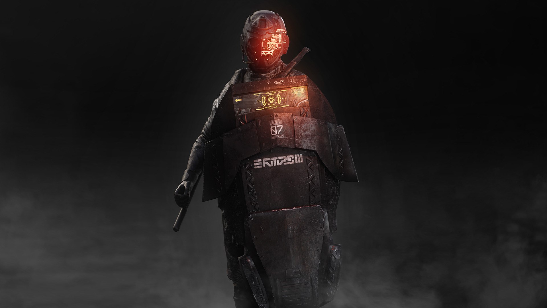 Sci Fi Riot Soldier 3D Model - TurboSquid 2381269