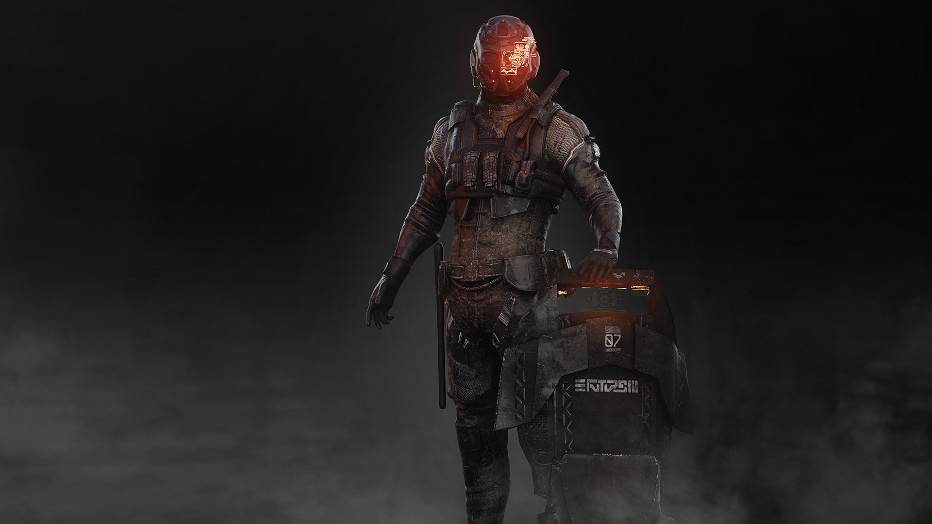 Sci Fi Riot Soldier 3D Model - TurboSquid 2381269