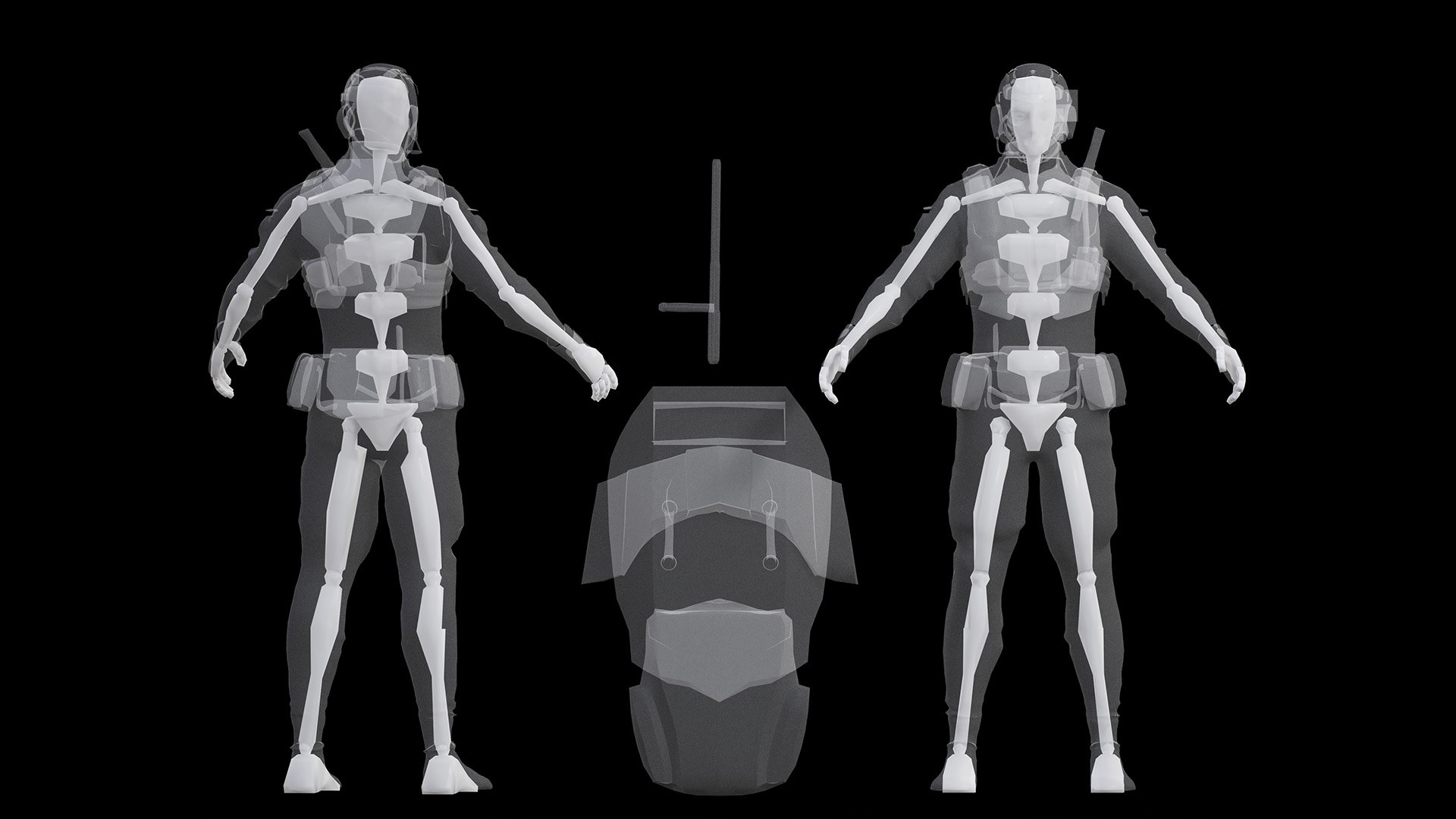 Sci Fi Riot Soldier 3D Model - TurboSquid 2381269