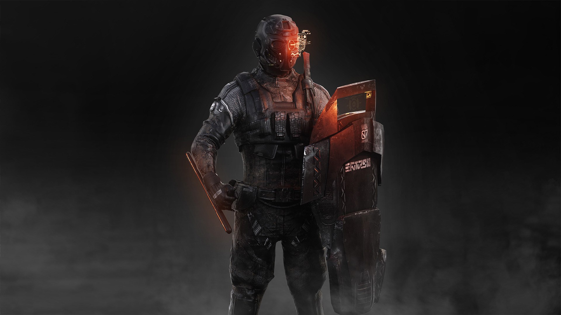 Sci Fi Riot Soldier 3D Model - TurboSquid 2381269