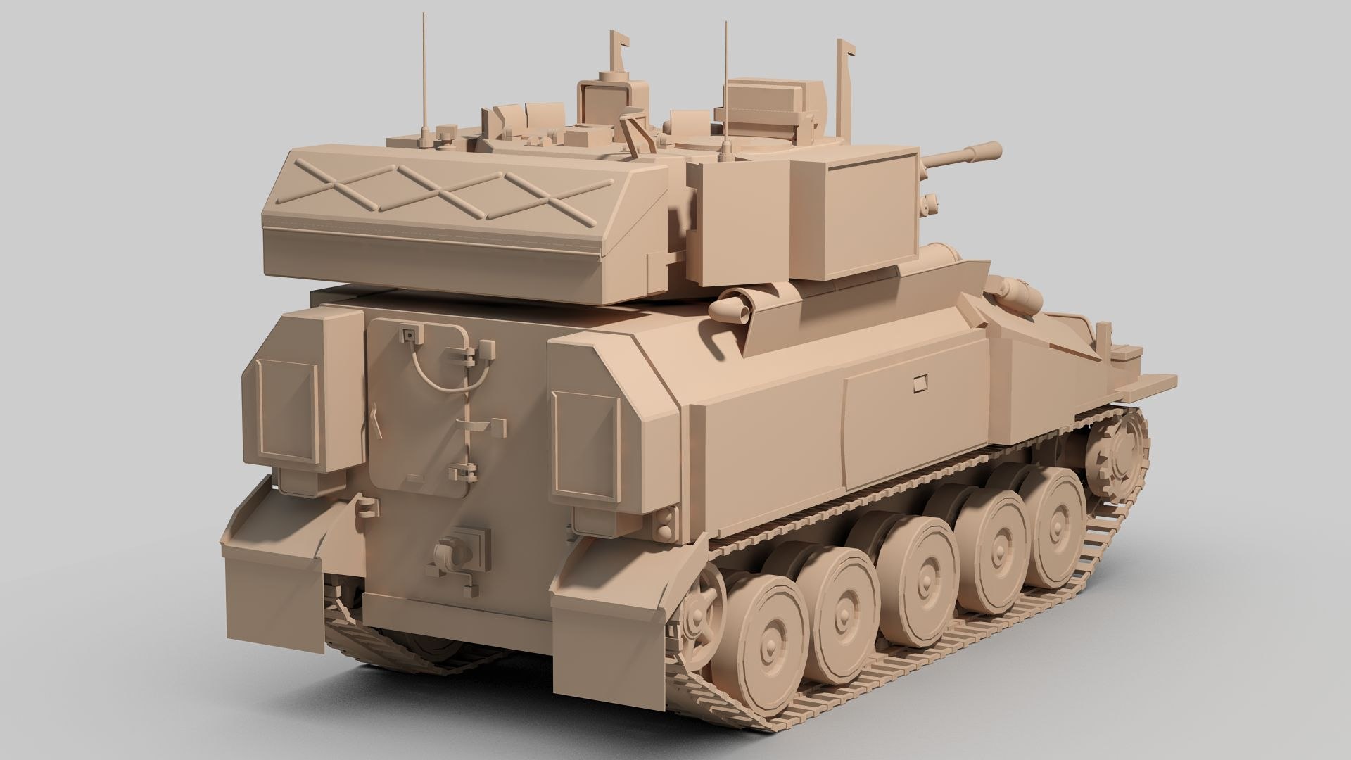 3D FV 107 Scimitar Mk2 - TurboSquid 2423512