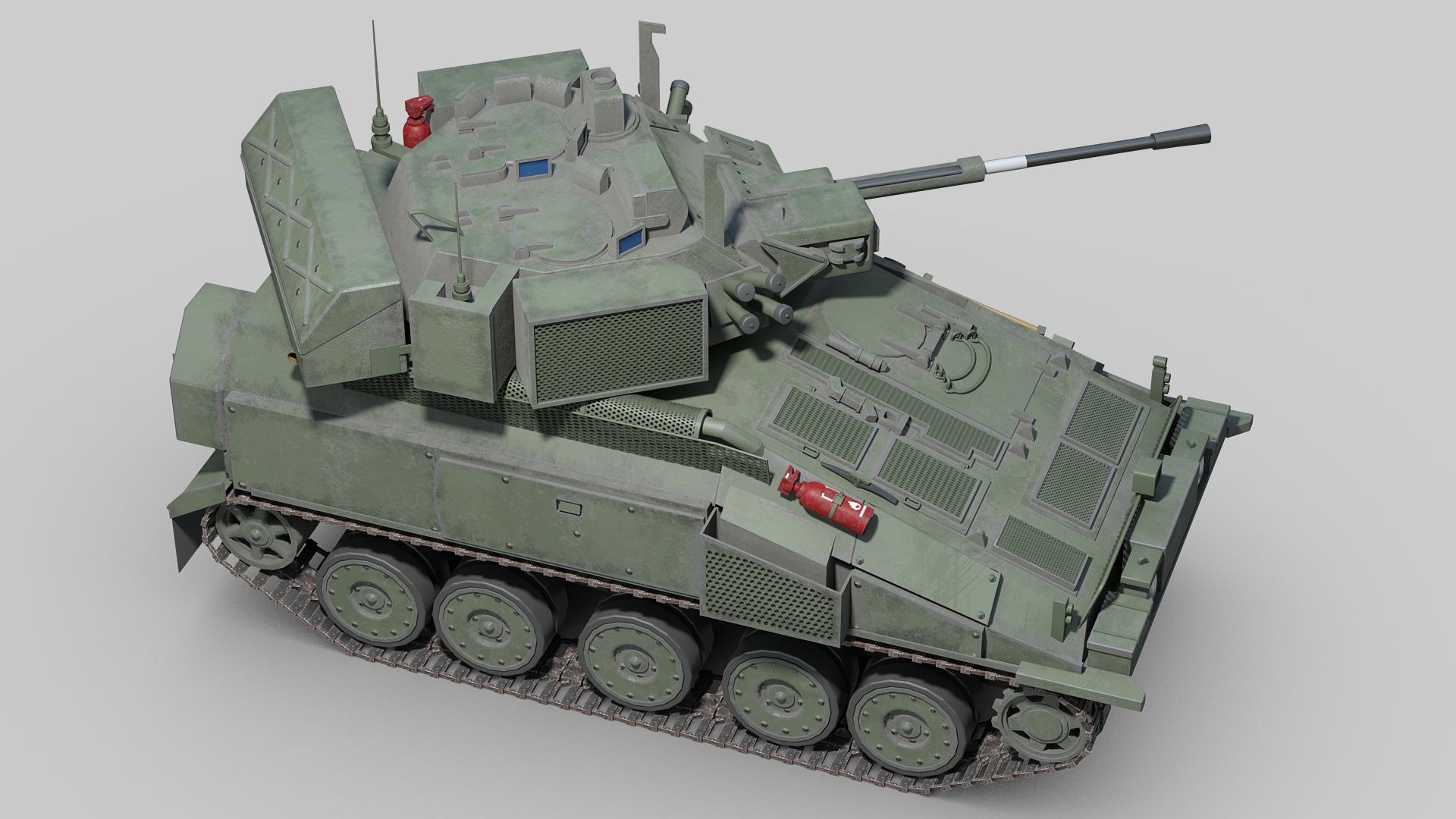 3D FV 107 Scimitar Mk2 - TurboSquid 2423512