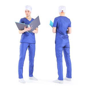 Human young woman uniform model - TurboSquid 1542194