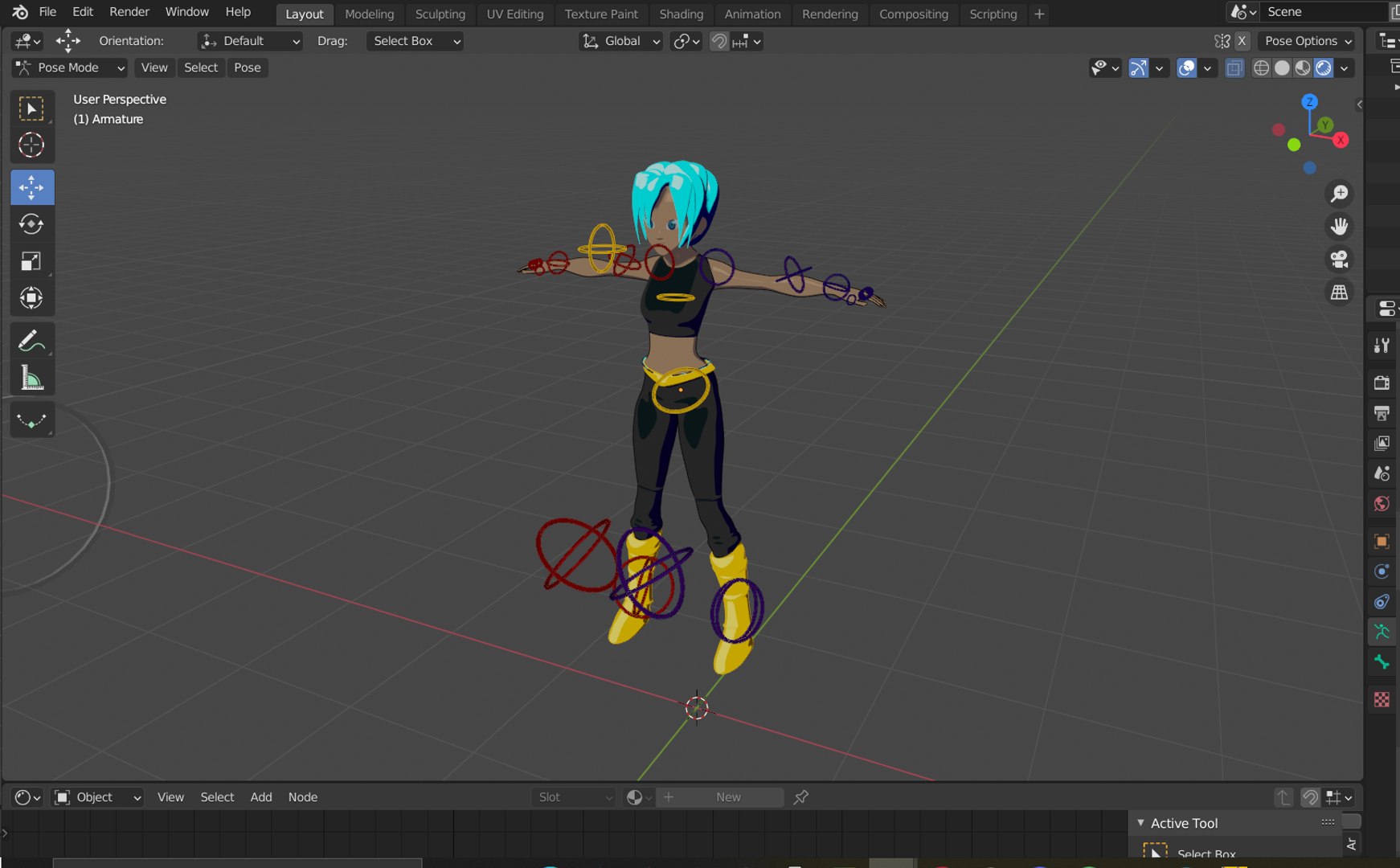 Female With Anime Shaders 3D Model - TurboSquid 1753767