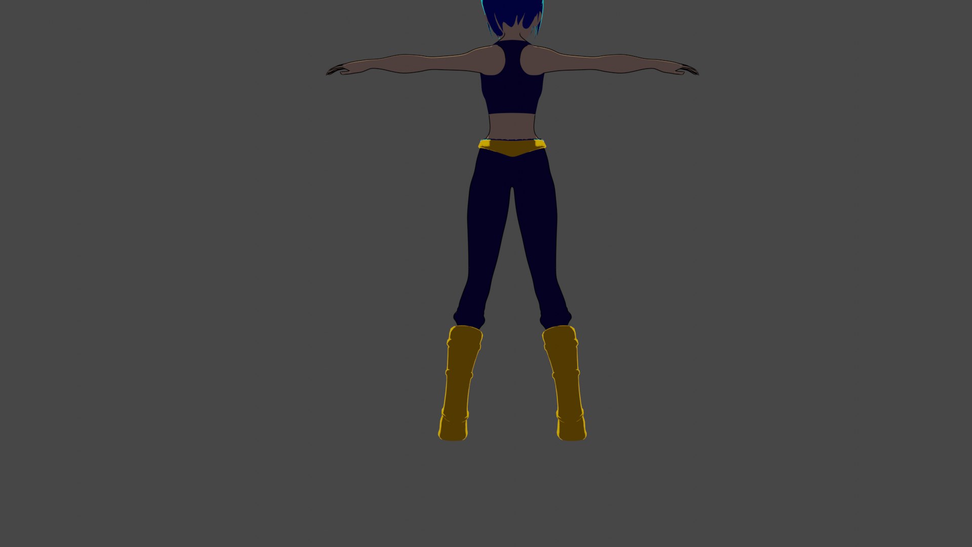 Female With Anime Shaders 3D Model - TurboSquid 1753767