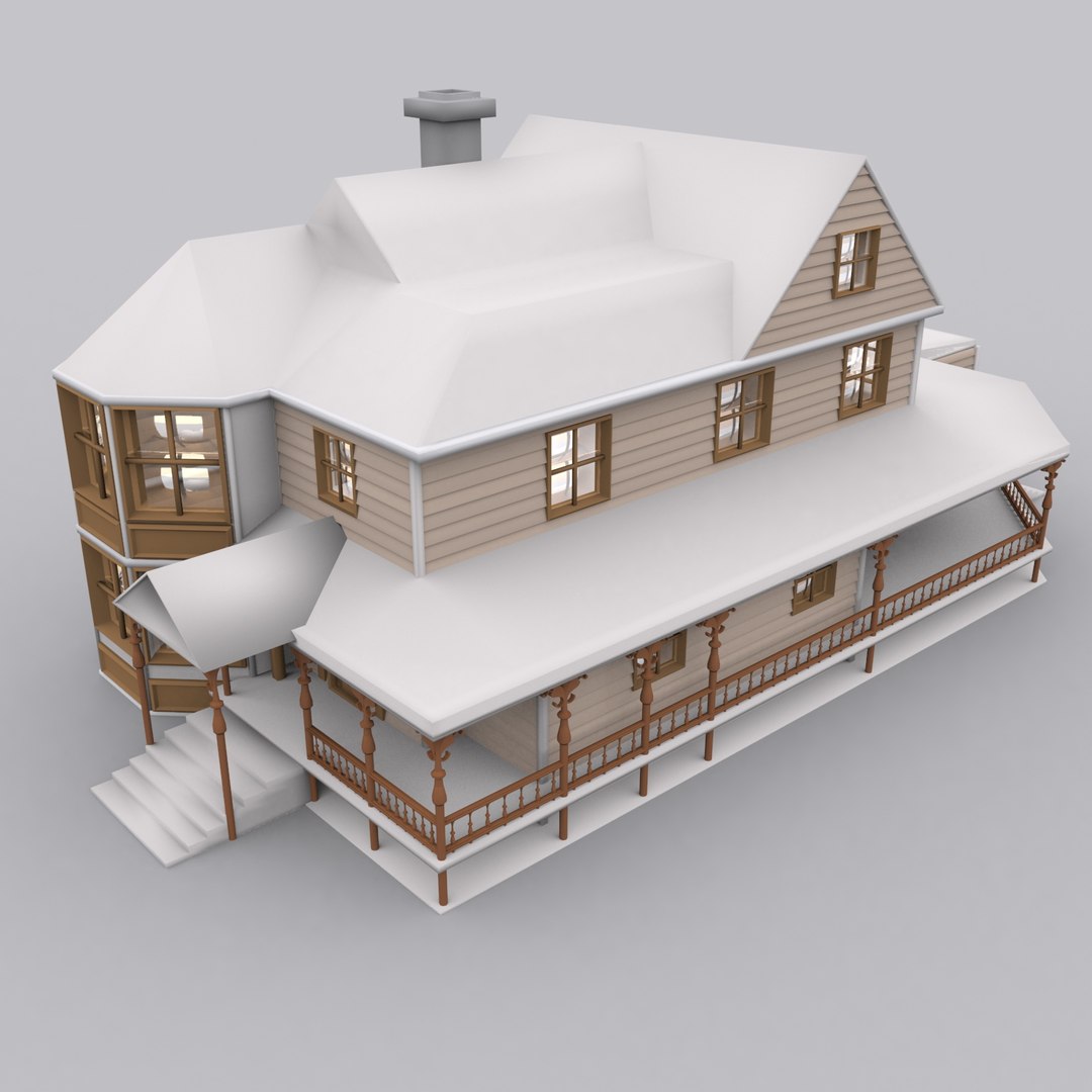 3d Model Victorian House
