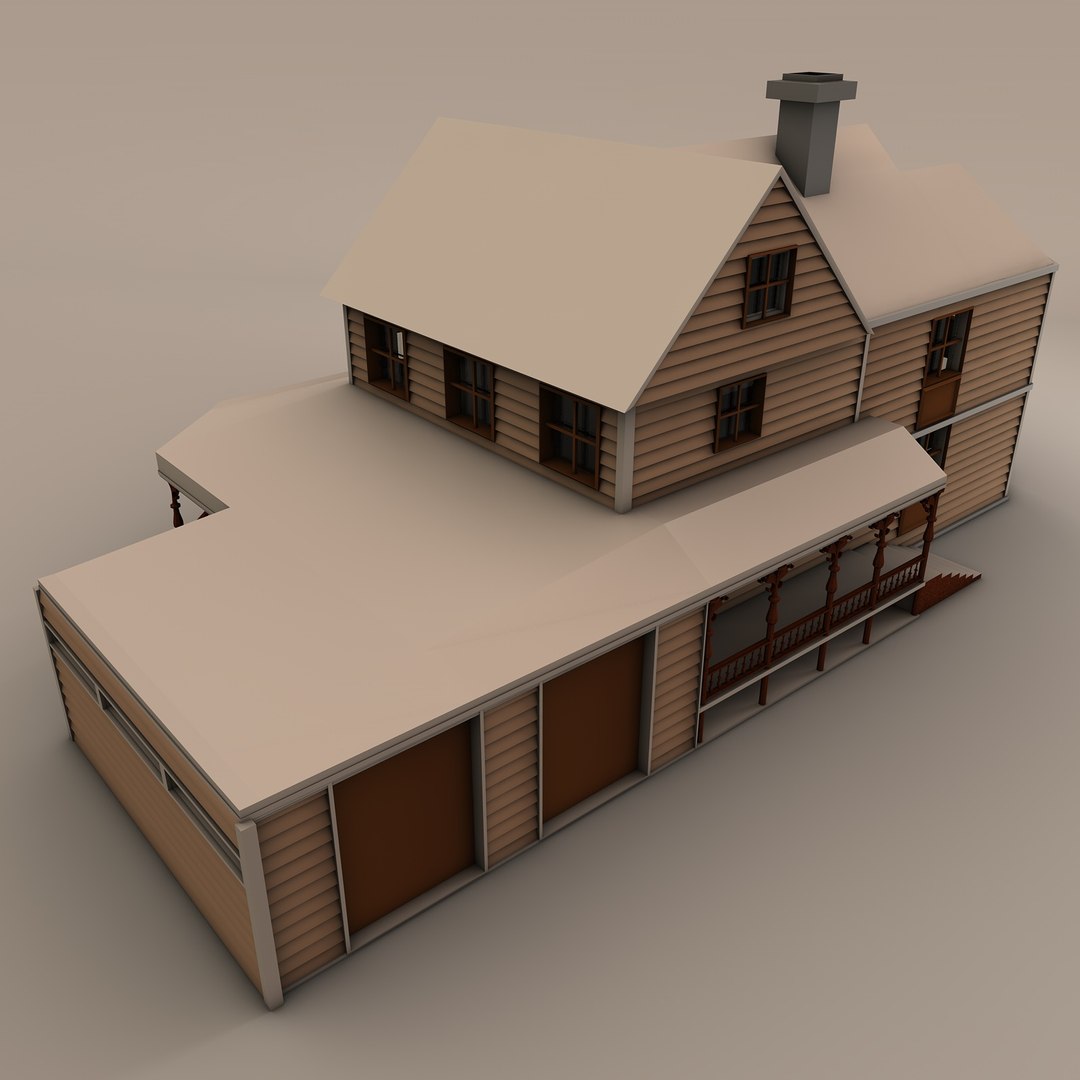 3d Model Victorian House