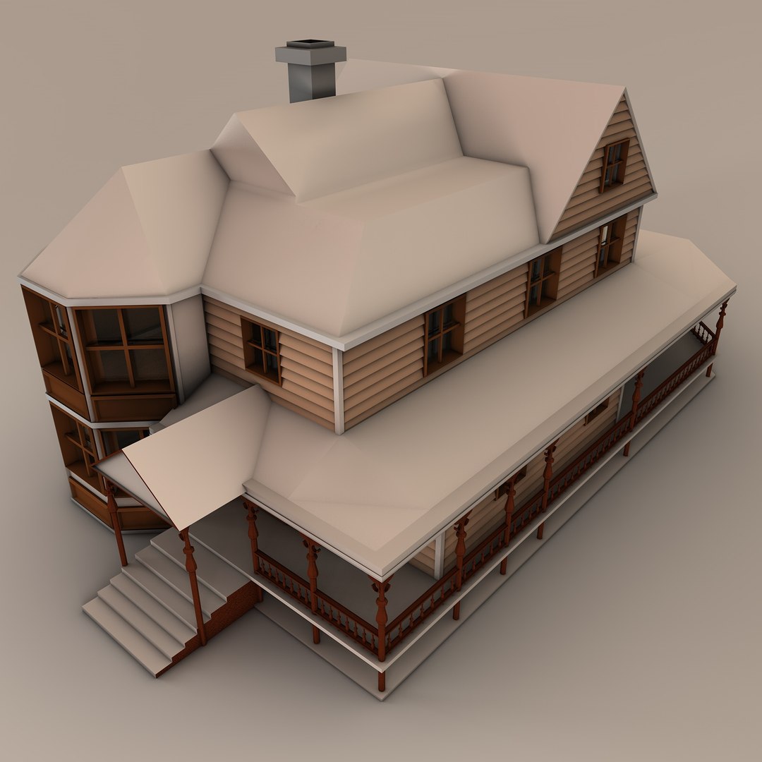 3d Model Victorian House