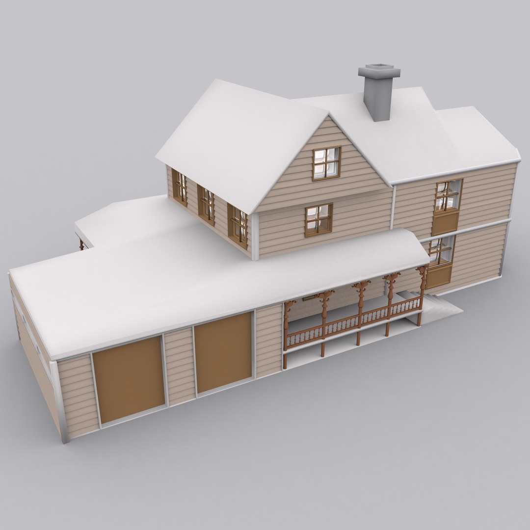 3d Model Victorian House