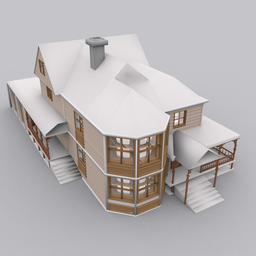 3d Model Victorian House