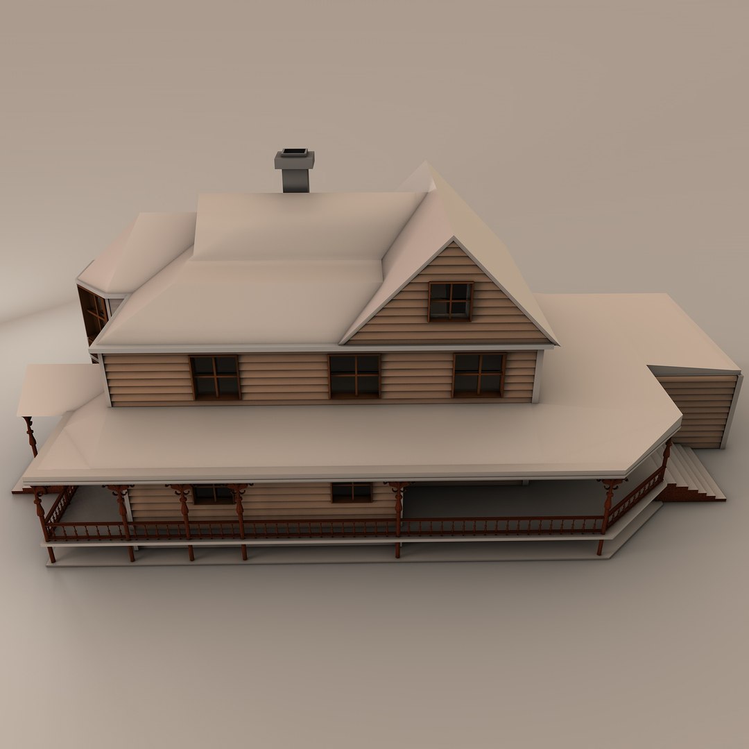 3d Model Victorian House