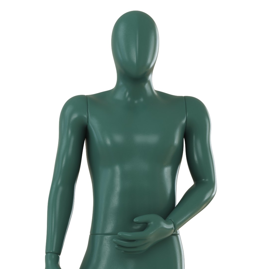 Faceless Male Mannequin 3D Model - TurboSquid 1582996