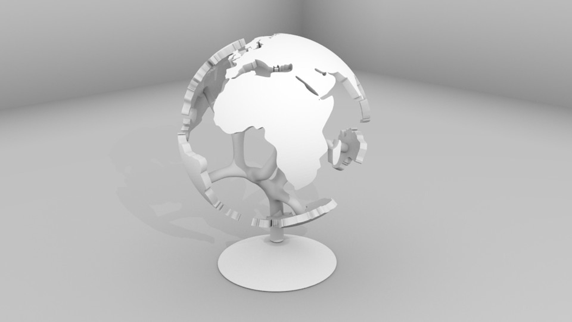 Printable Globe 3d 3ds