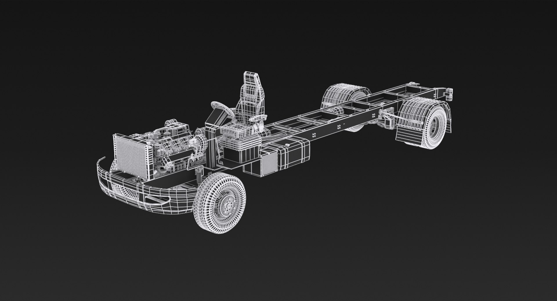 Semi Truck Undercarriage 3D Model - TurboSquid 1168944