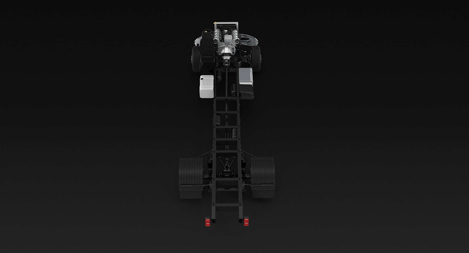 Semi Truck Undercarriage 3D Model - TurboSquid 1168944