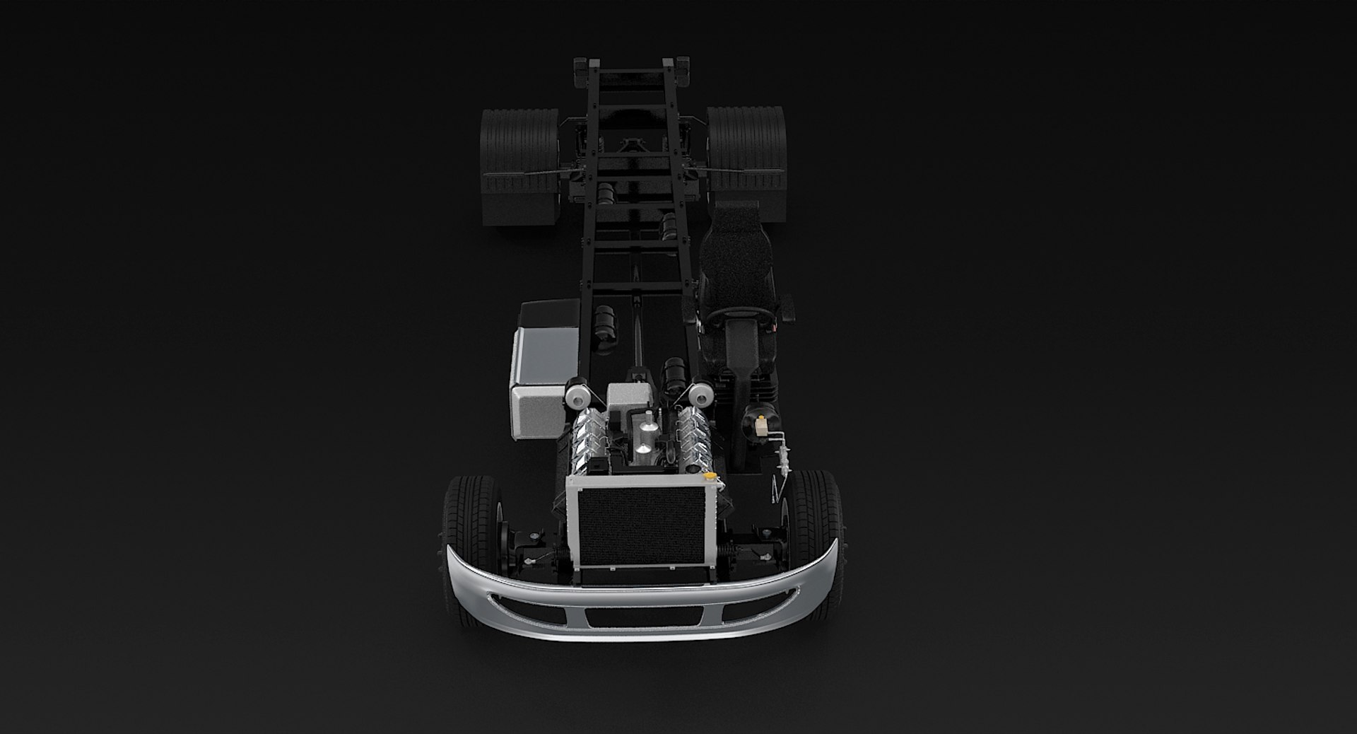 Semi Truck Undercarriage 3D Model - TurboSquid 1168944