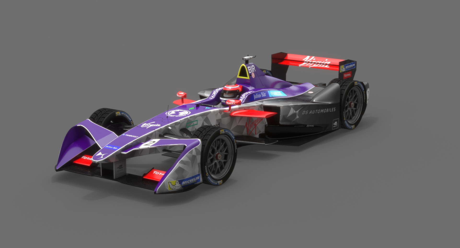 3D Ds Virgin Racing Formula Model - TurboSquid 1231051
