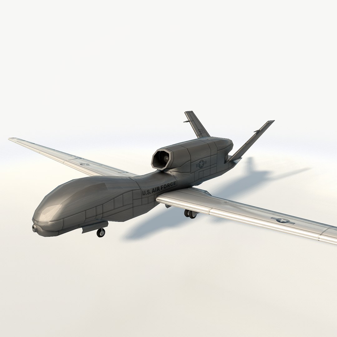3d Global Hawk Fighter Drone Uav Model