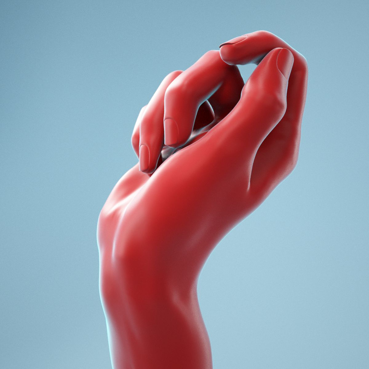 Female Hand 3d Model Turbosquid 1451765