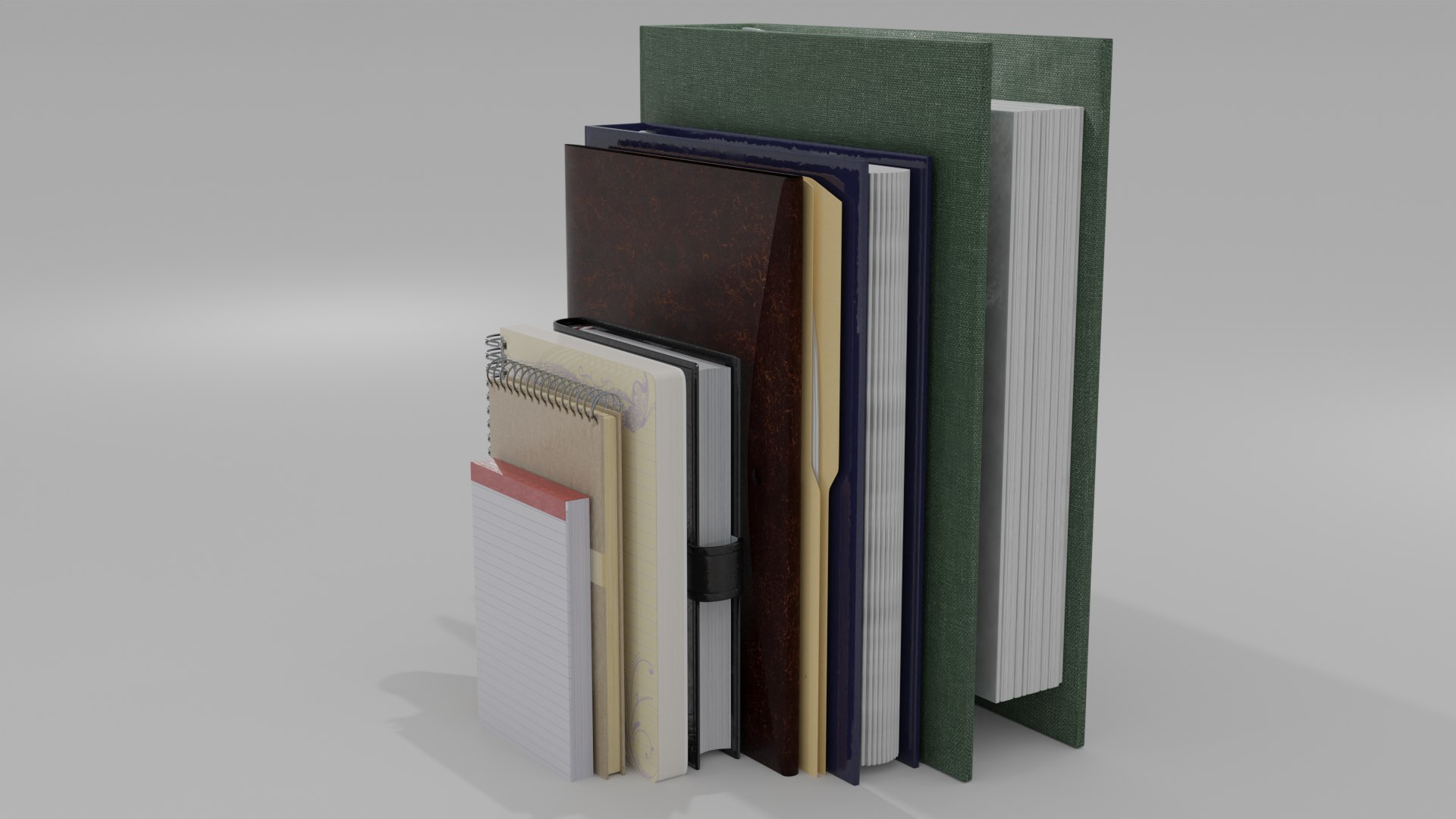 Notebook - Ring Binder - Folder 3D Model - TurboSquid 1896501