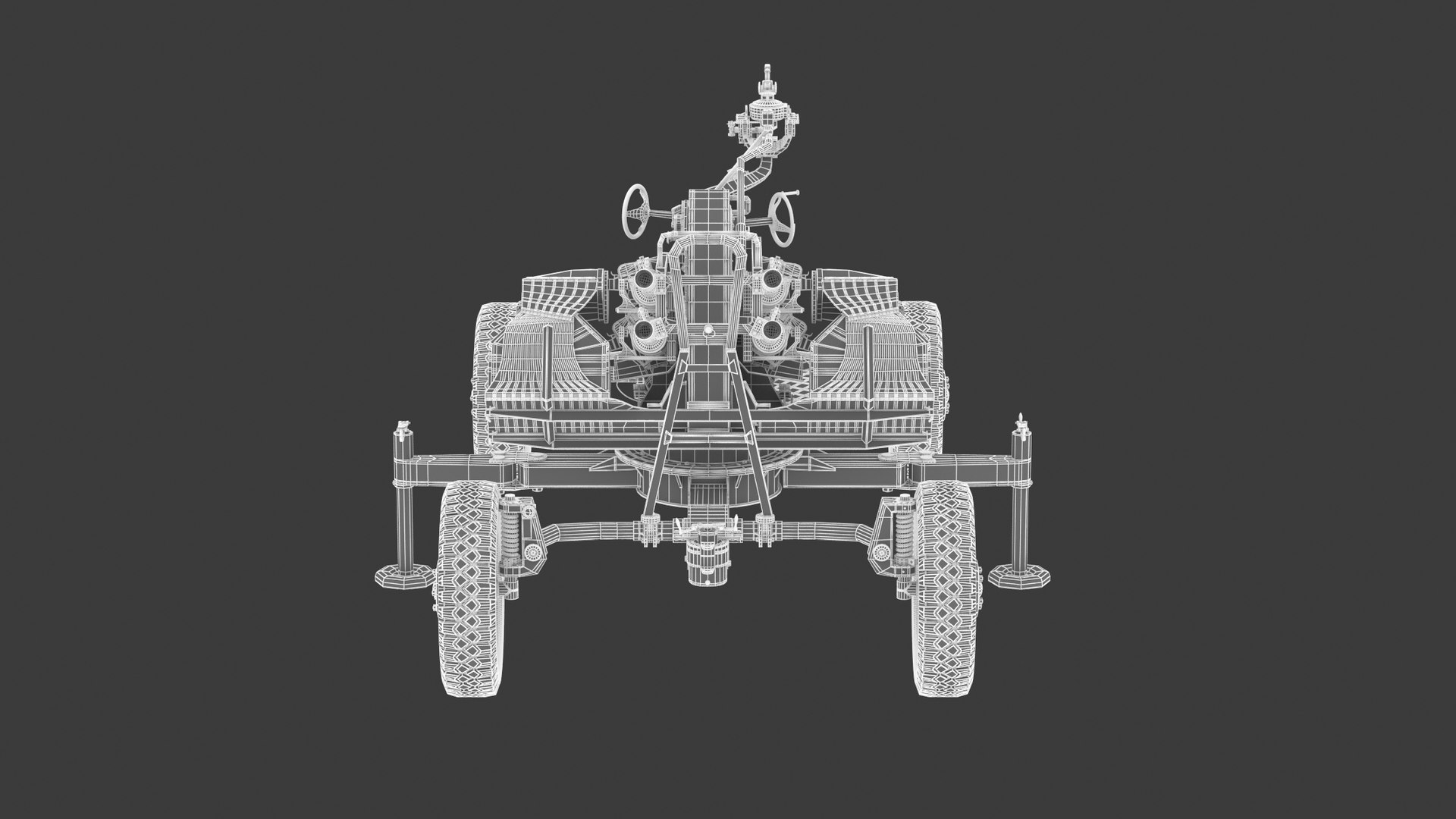 3D ZPU-4 model - TurboSquid 1730761