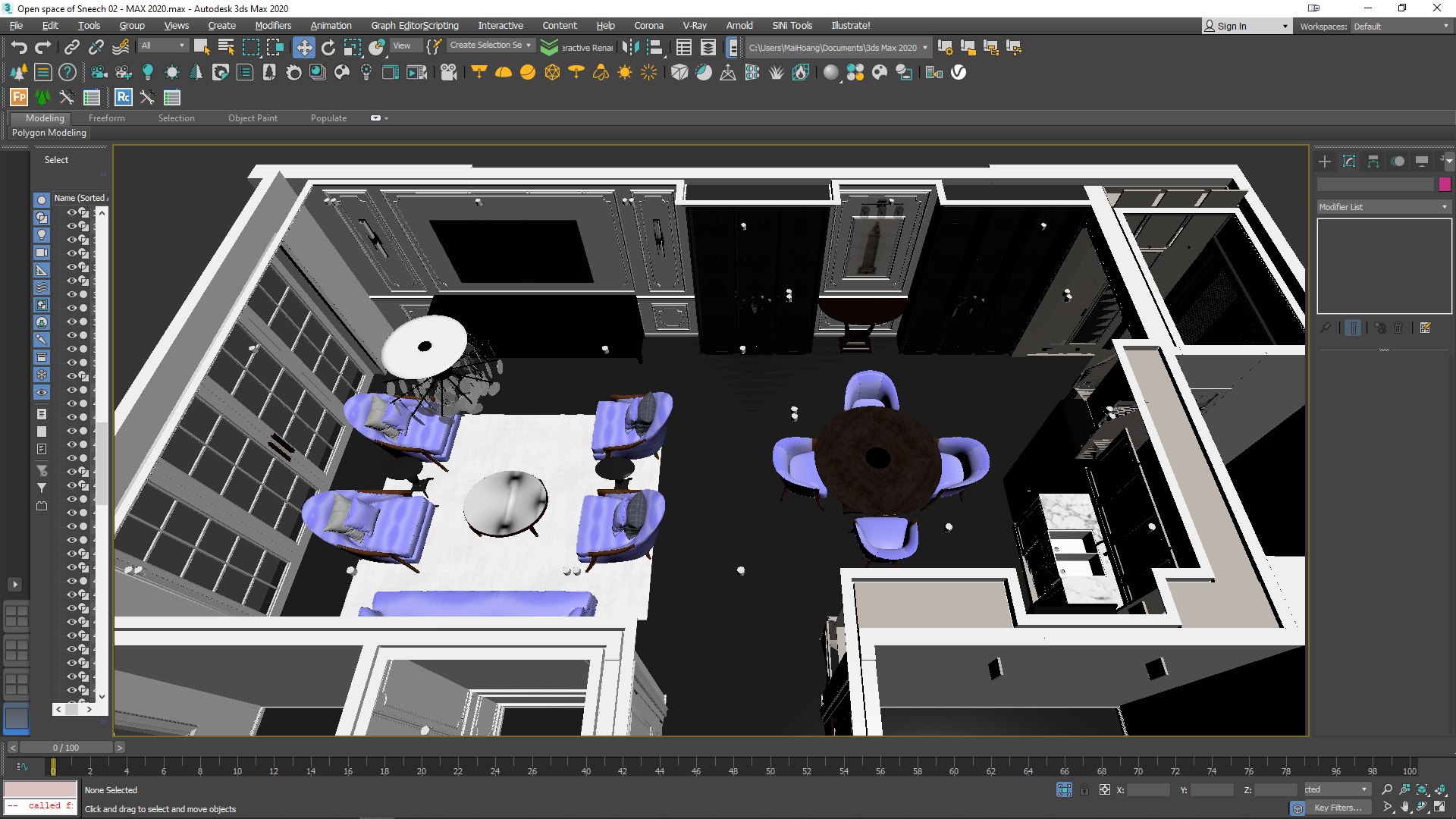 Open Space Of Sneech 03 - MAX FBX OBJ SKP Simlab Collada 3D Model - TurboSquid 2238305