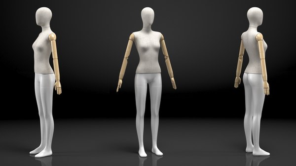 Flexible Female Mannequin Rigged for Modo 3D model - TurboSquid 1871855