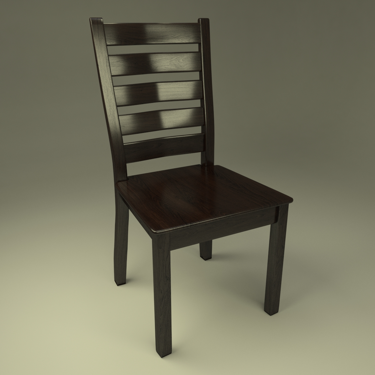 3D wood chair model - TurboSquid 1253940