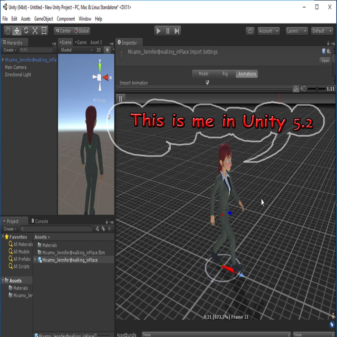 Jenniferxx5 animations 3D model - TurboSquid 1166376