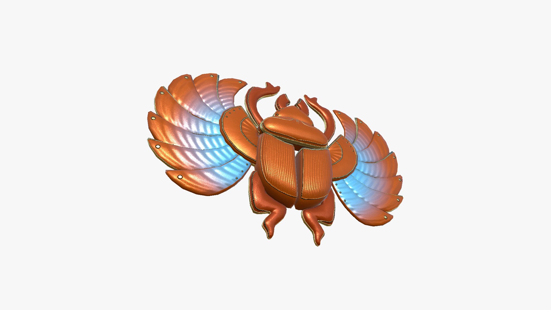 3D Khepri Mask A10 - Egyptian Gods Character Clothing - TurboSquid 2213398