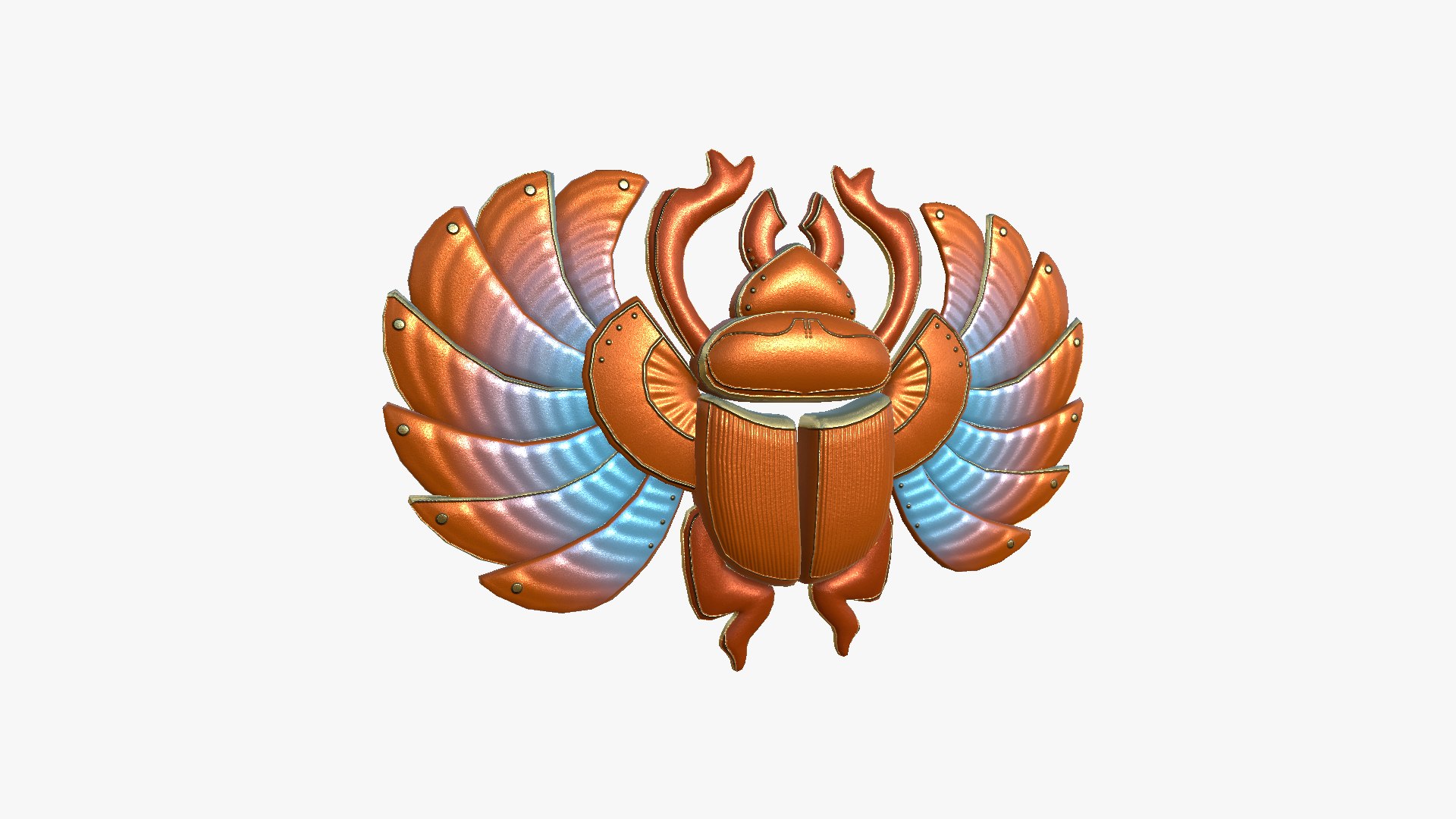 3D Khepri Mask A10 - Egyptian Gods Character Clothing - TurboSquid 2213398