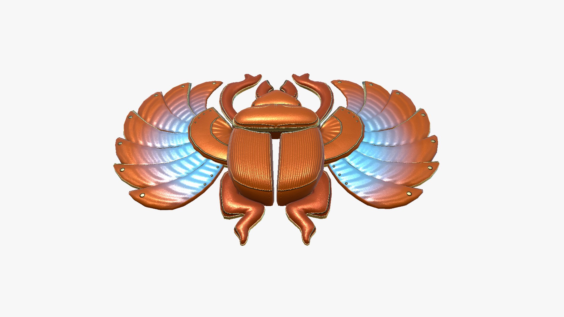 3D Khepri Mask A10 - Egyptian Gods Character Clothing - TurboSquid 2213398