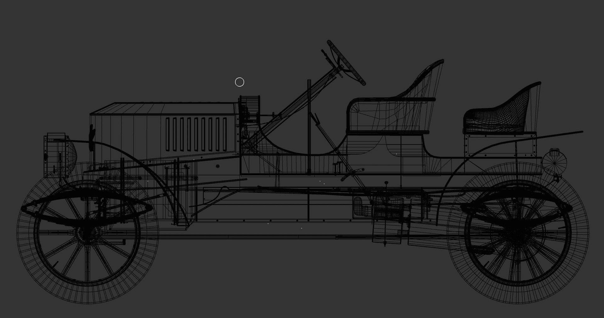 3D Stanley Steam Car Model - TurboSquid 2229855