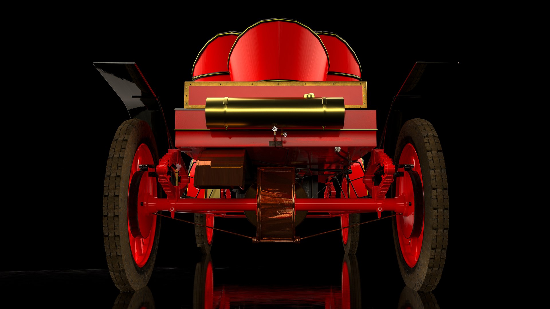 3D Stanley Steam Car Model - TurboSquid 2229855