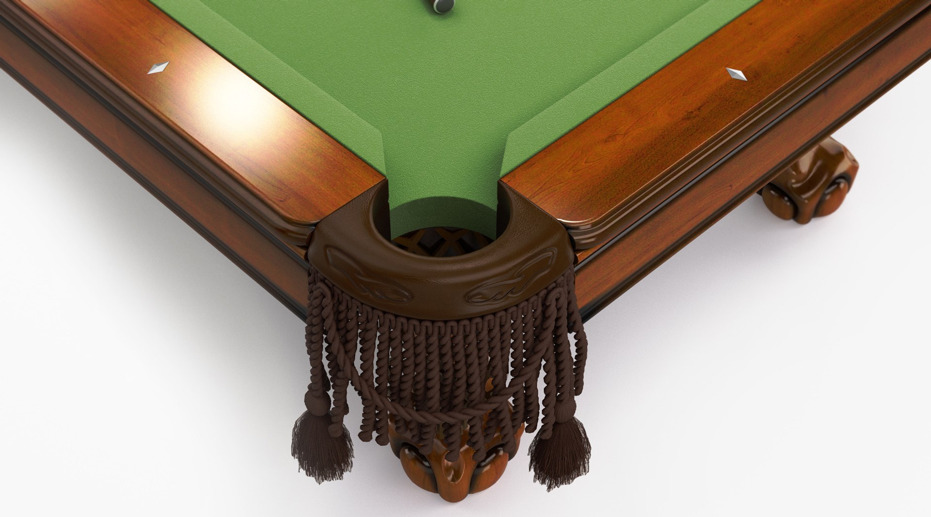 3D Pool Table 8ft Classic Model - TurboSquid 1286524