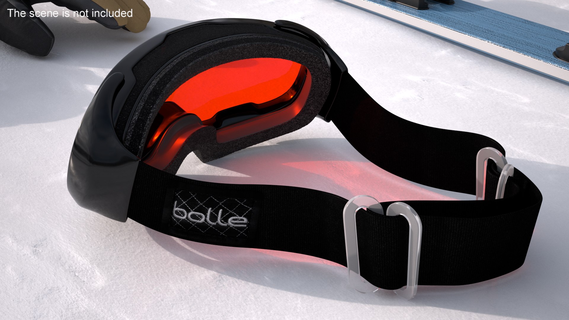 3D Shield Ski Goggles - TurboSquid 2214664