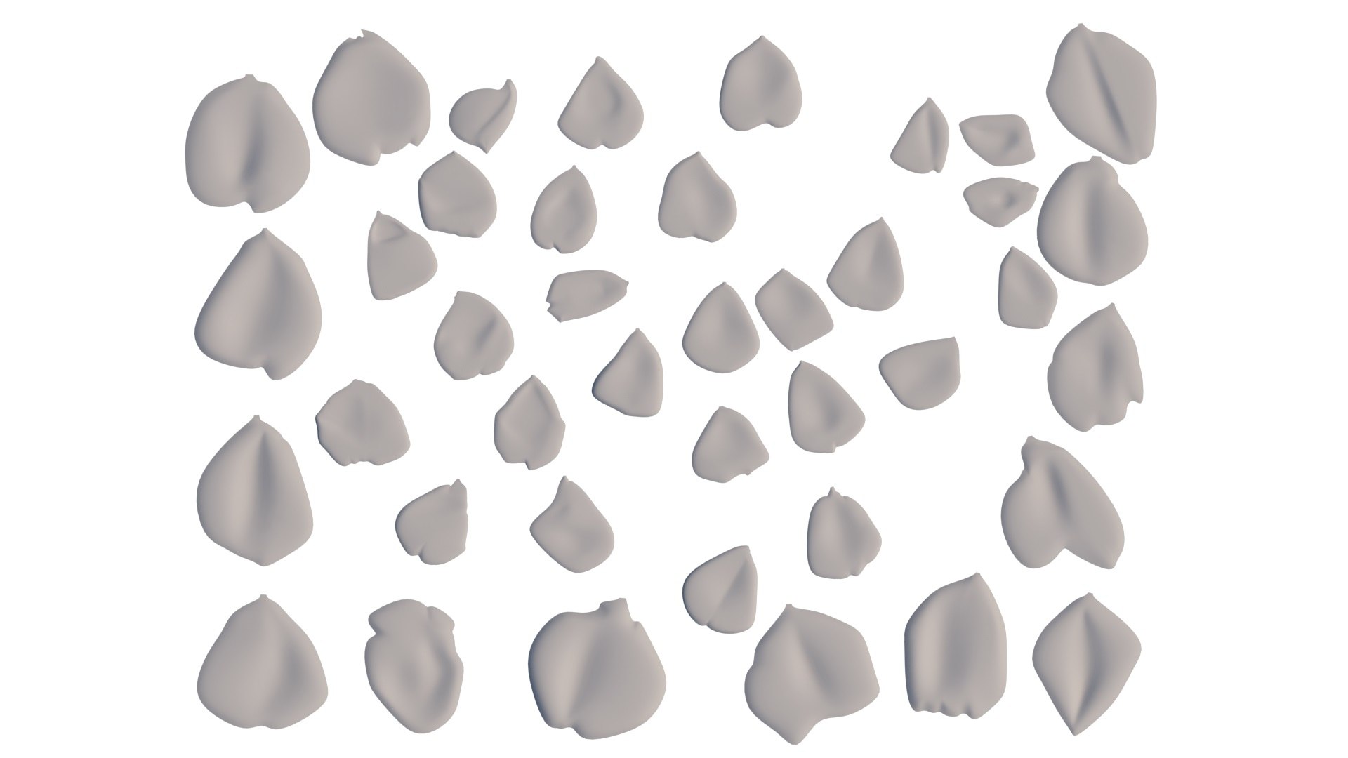 3D Rose Petals - TurboSquid 2119782