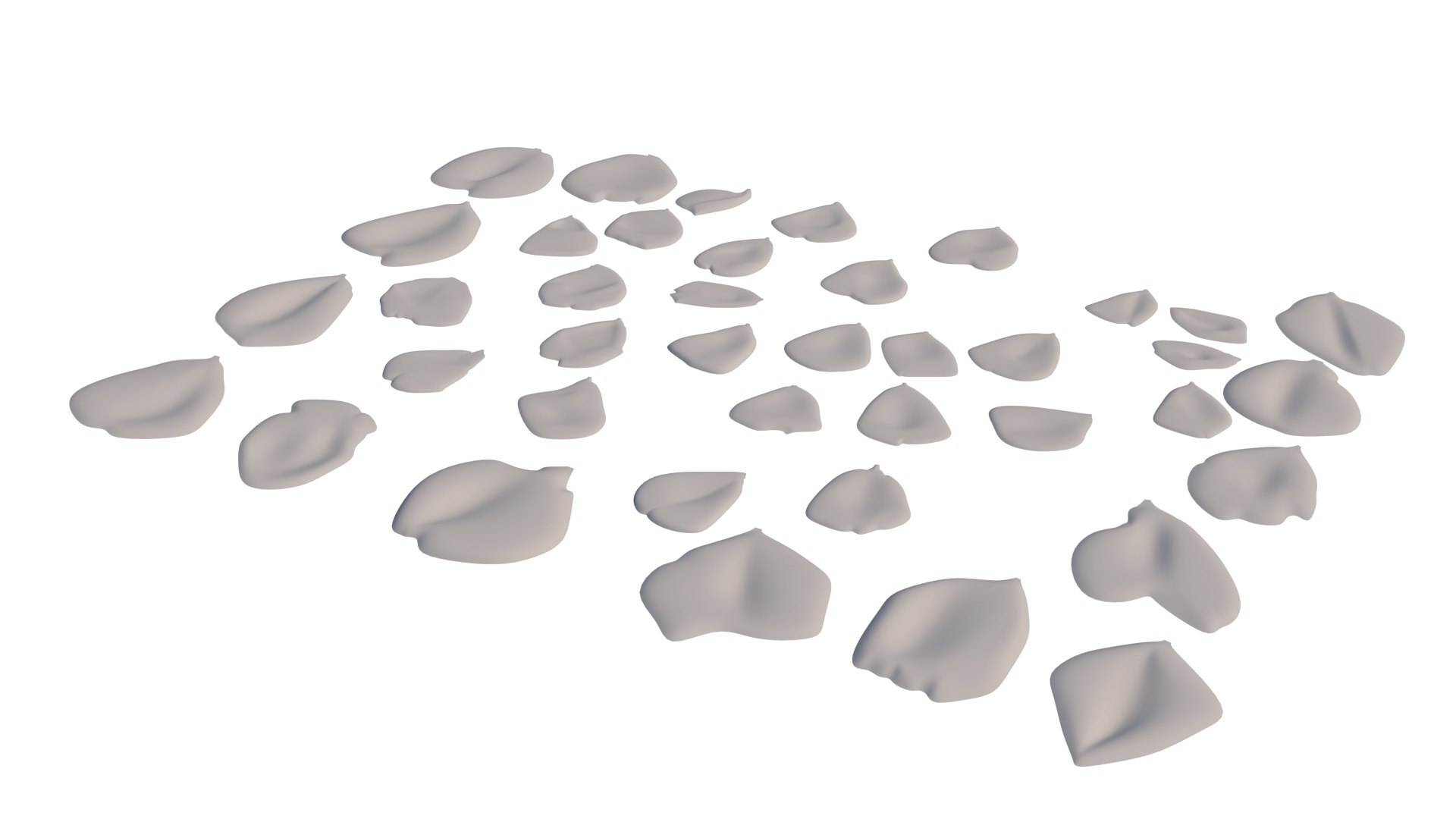 3D Rose Petals - TurboSquid 2119782