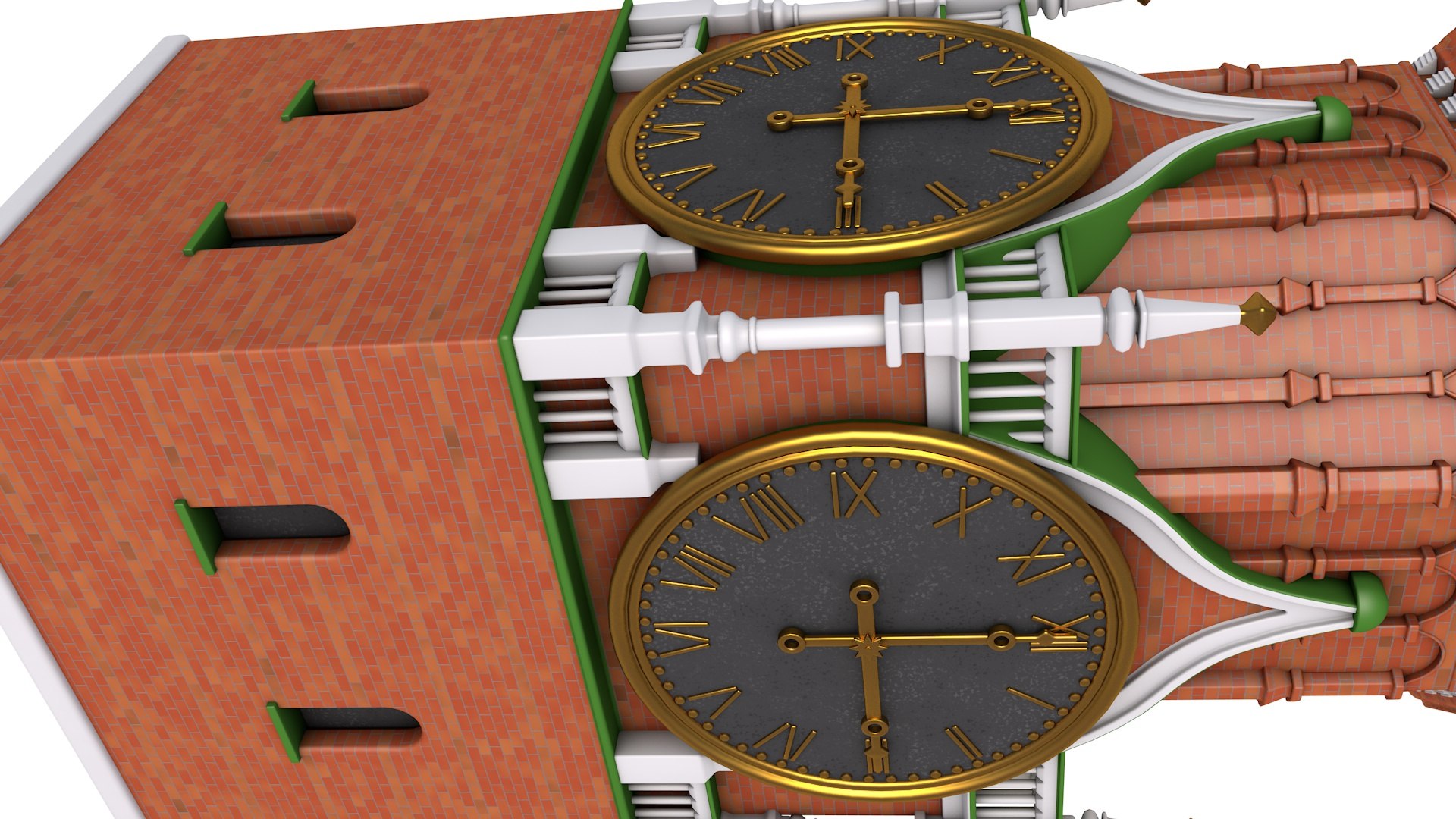 Kremlin Clock 3D Model - TurboSquid 2044833