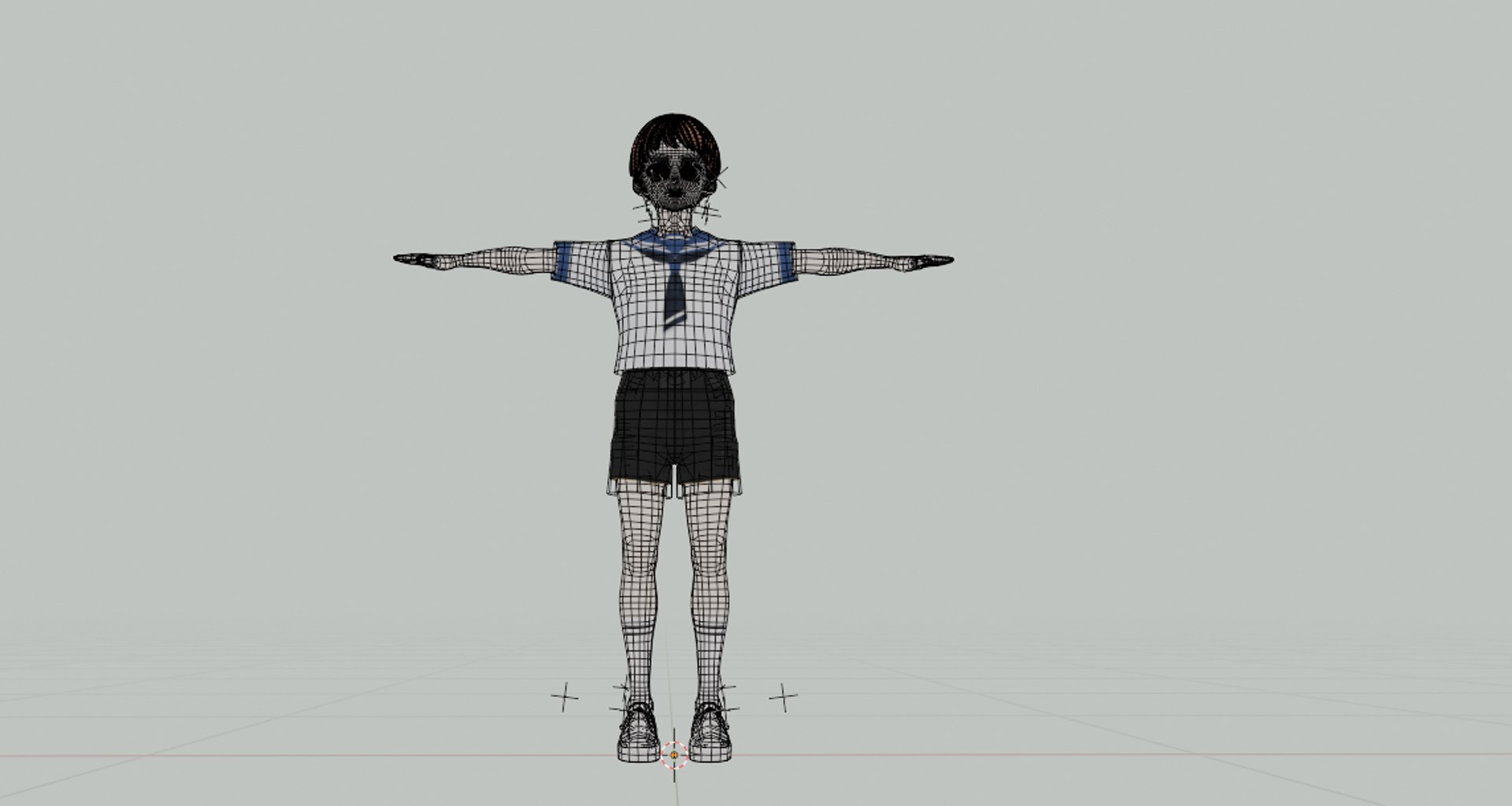 3D VR Anime Kid Rigged - TurboSquid 2300391