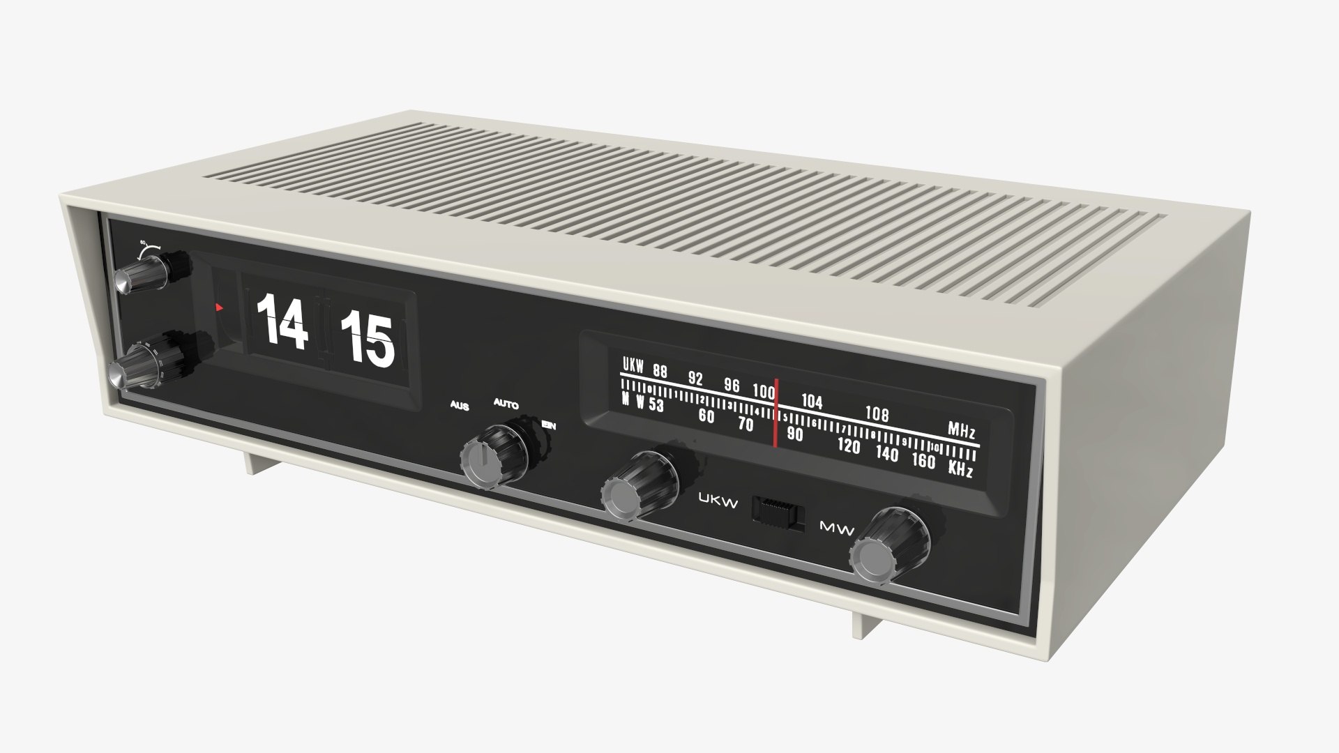 Alarm Clock Radio 3D Model - TurboSquid 1666809