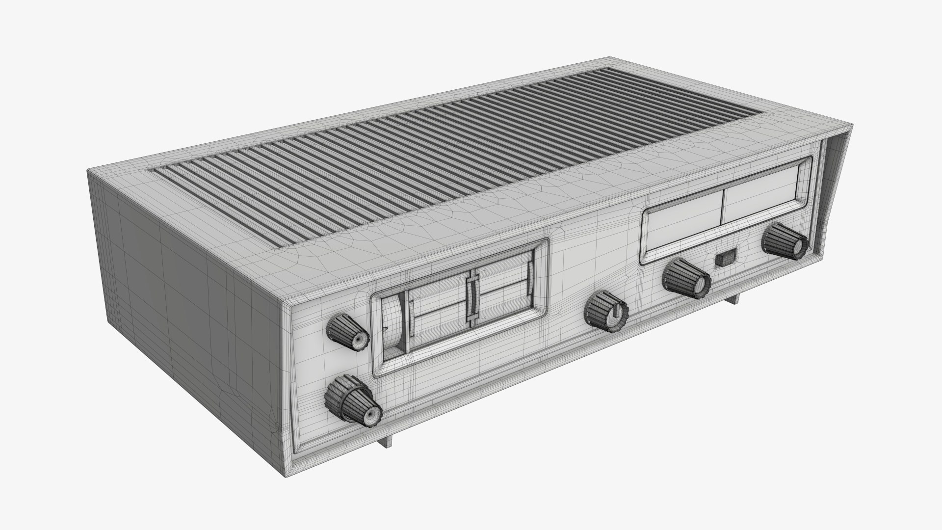 Alarm clock radio 3D model - TurboSquid 1666809