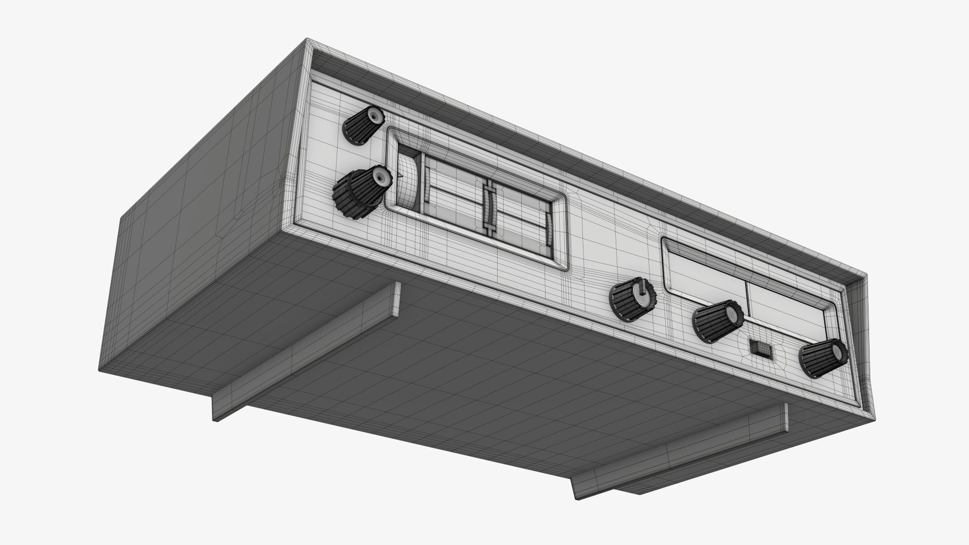 Alarm Clock Radio 3D Model - TurboSquid 1666809