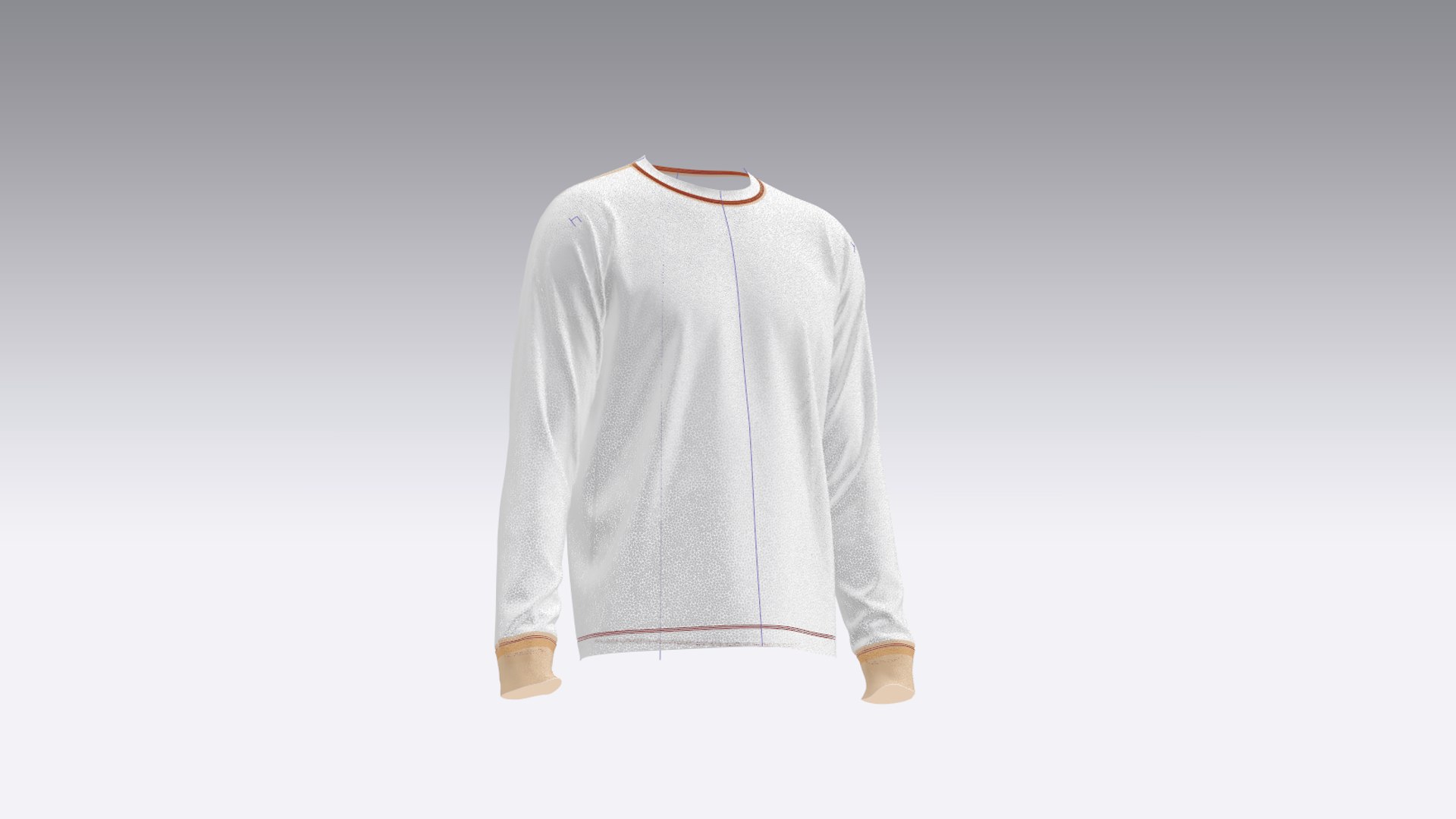 Long Sleeve T-Shirt Model - TurboSquid 1862744