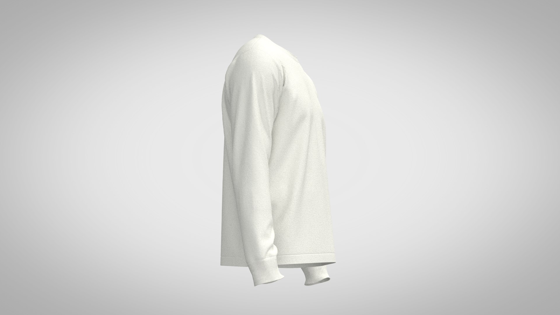 Long Sleeve T-Shirt Model - TurboSquid 1862744