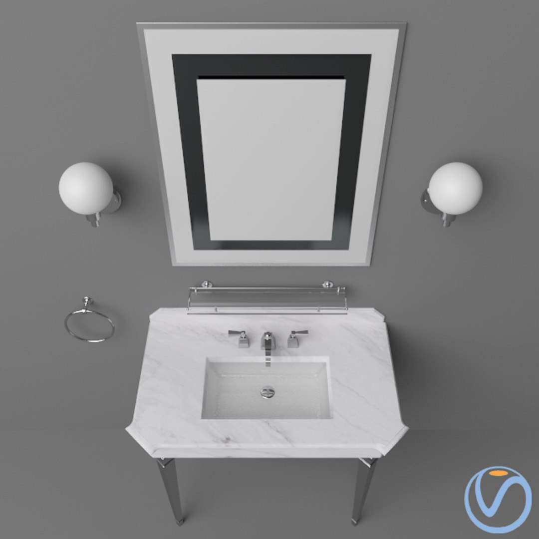 Devon Vanity 3D Model - TurboSquid 1256608