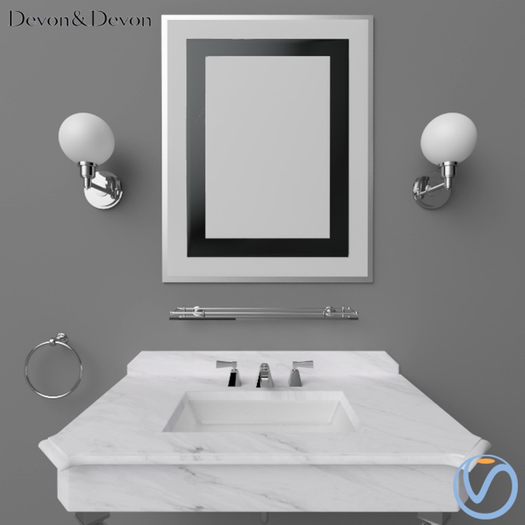 Devon Vanity 3D Model - TurboSquid 1256608