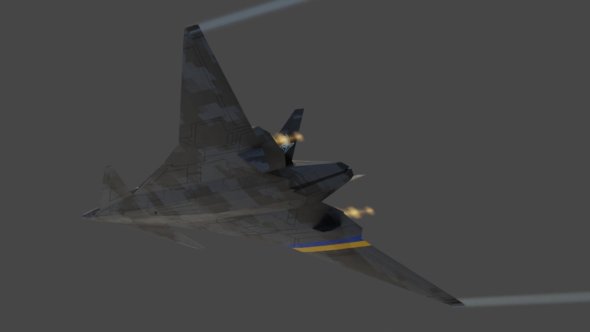 3D I-19 Ravenclaw Concept Stealth Fighter Jet Model - TurboSquid 1872472