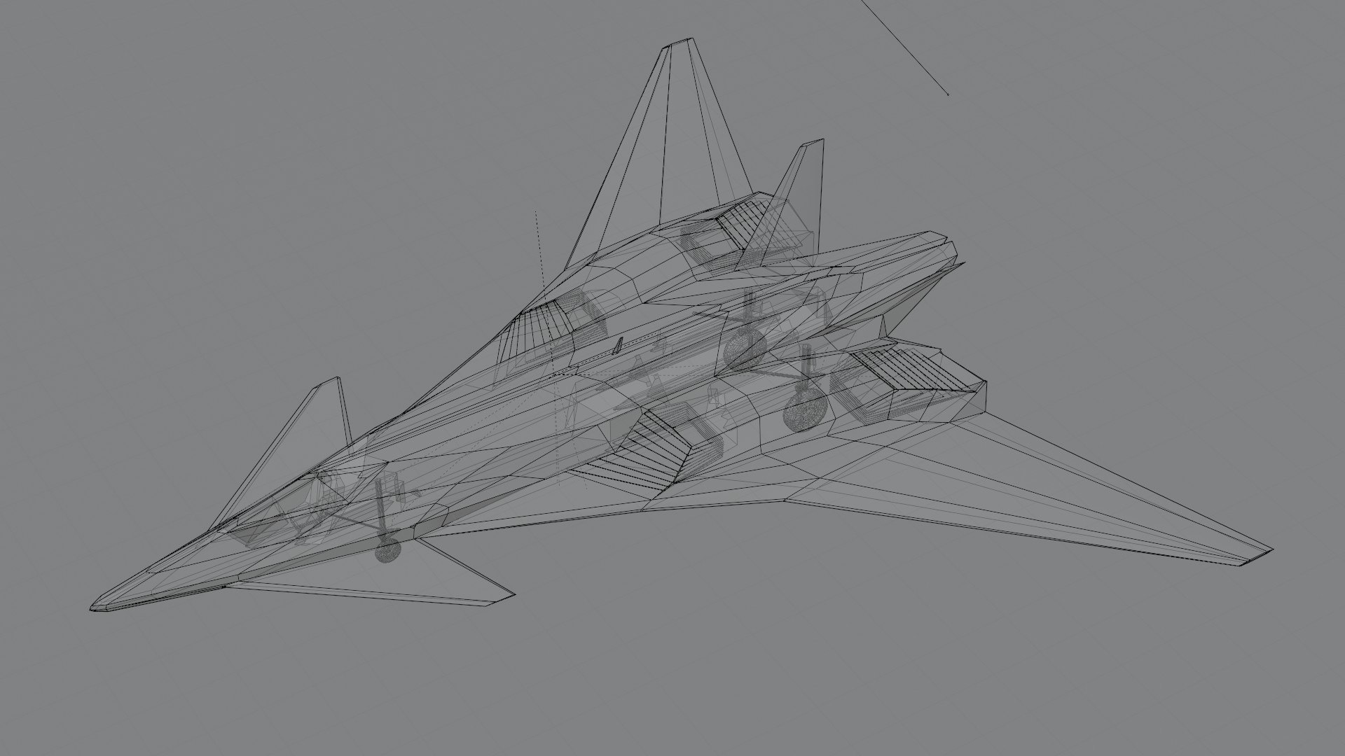 3D I-19 Ravenclaw Concept Stealth Fighter Jet Model - TurboSquid 1872472
