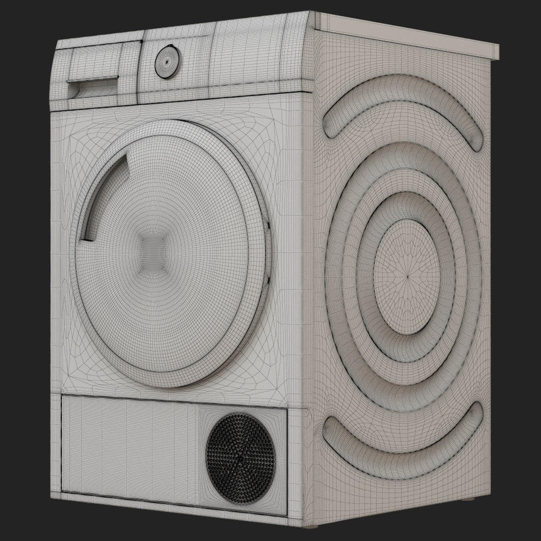 3D Dryer Machine - TurboSquid 1470945